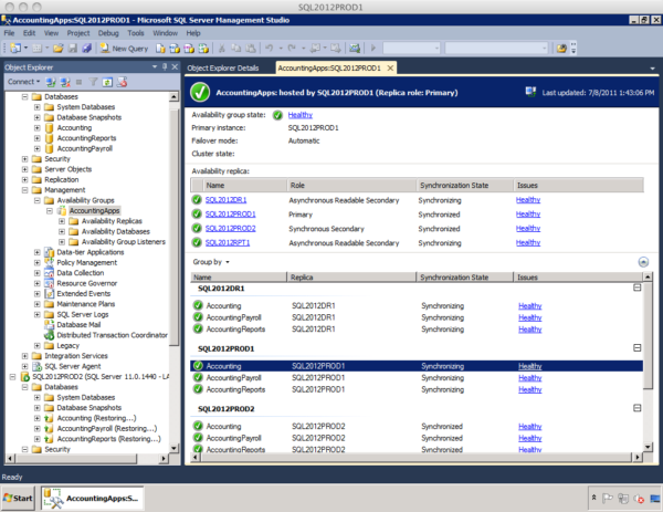 How to Set Up SQL Server Denali Availability Groups