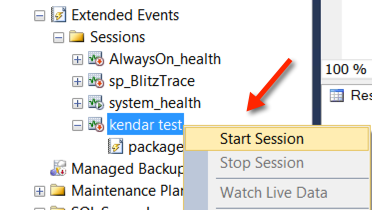 Tip for Learning Extended Events - Use "New Session" (Not "New Session ...