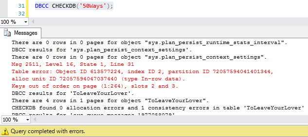 Let's Corrupt a Database Together, Part 2: Nonclustered Indexes - Brent ...
