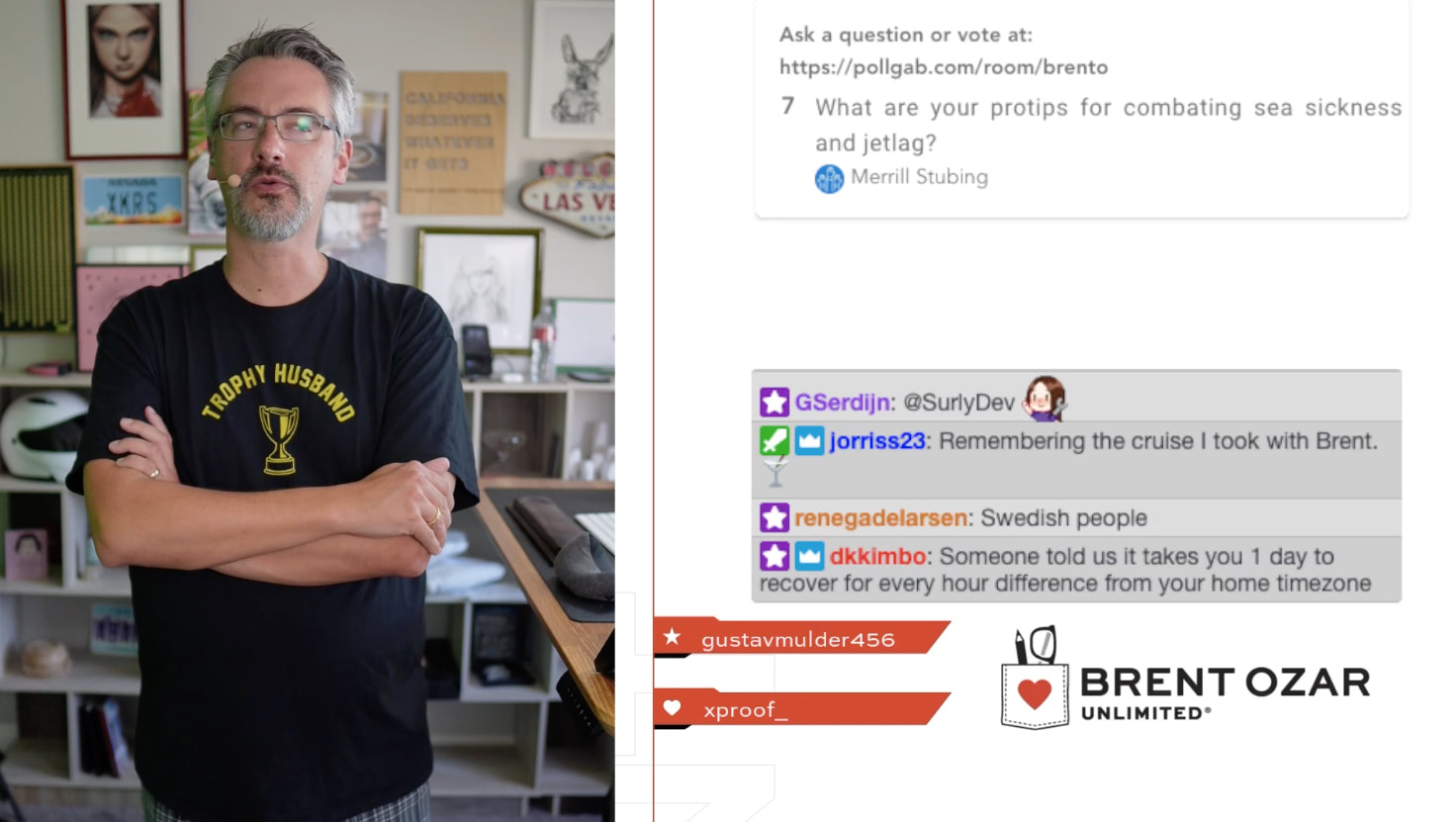 [Video] Office Hours: Yes, I'm In the Same Shirt - Brent Ozar Unlimited®