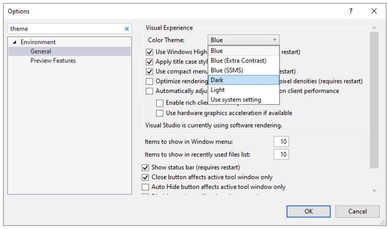 SSMS v21: Dark Mode, Git, Vertical Tabs, and More - Brent Ozar Unlimited®