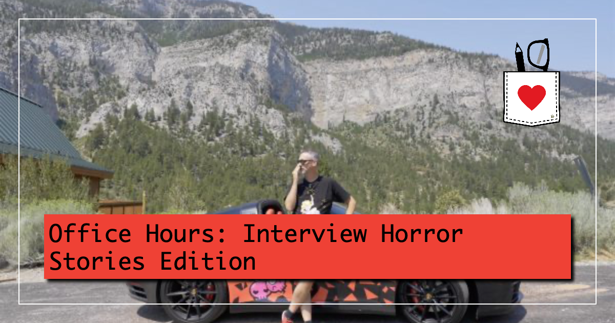 [Video] Office Hours: Interview Horror Stories Edition - Brent Ozar Unlimited®